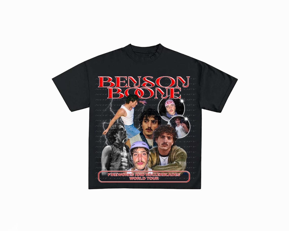 Benson Boone Png, T-shirt Design, Bootleg Tees Design, Ready to Print ...