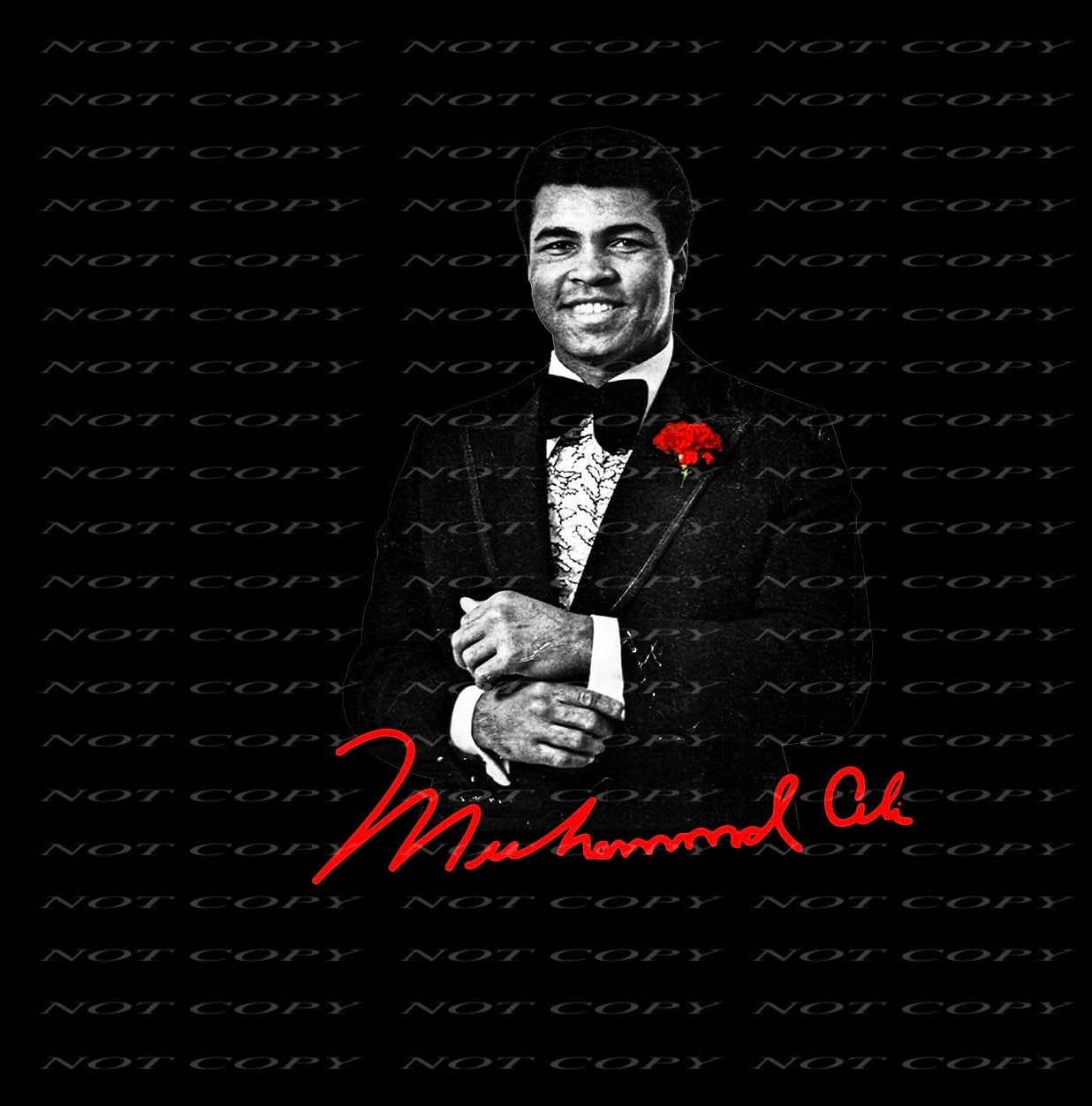 Muhammad Ali Png, T-shirt Design, Bootleg Tees Design, Ready to Print ...