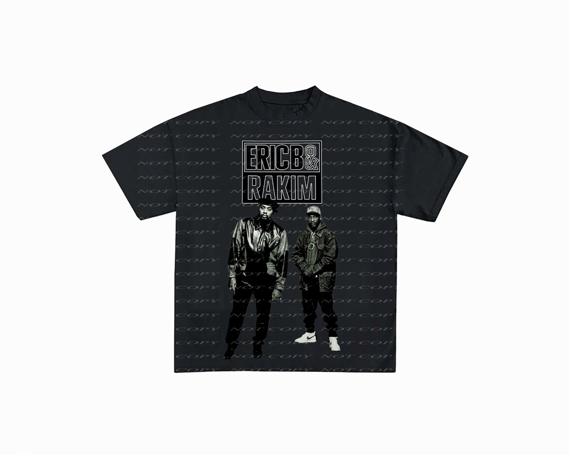 Eric B Rakim Png, T-shirt Design, Bootleg Tees Design, Ready to Print ...
