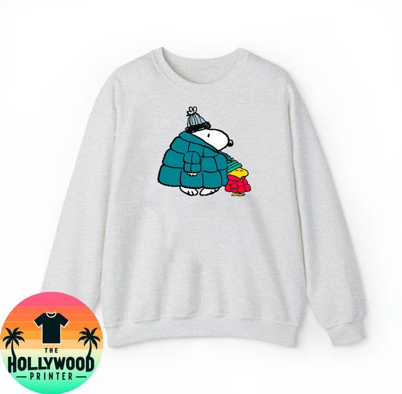 Winter Dog Wearing Puffer Jacket Sweatshirt, Cute Puffy Winter Coat ...