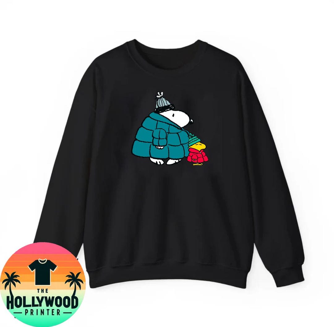 Winter Dog Wearing Puffer Jacket Sweatshirt, Cute Puffy Winter Coat ...