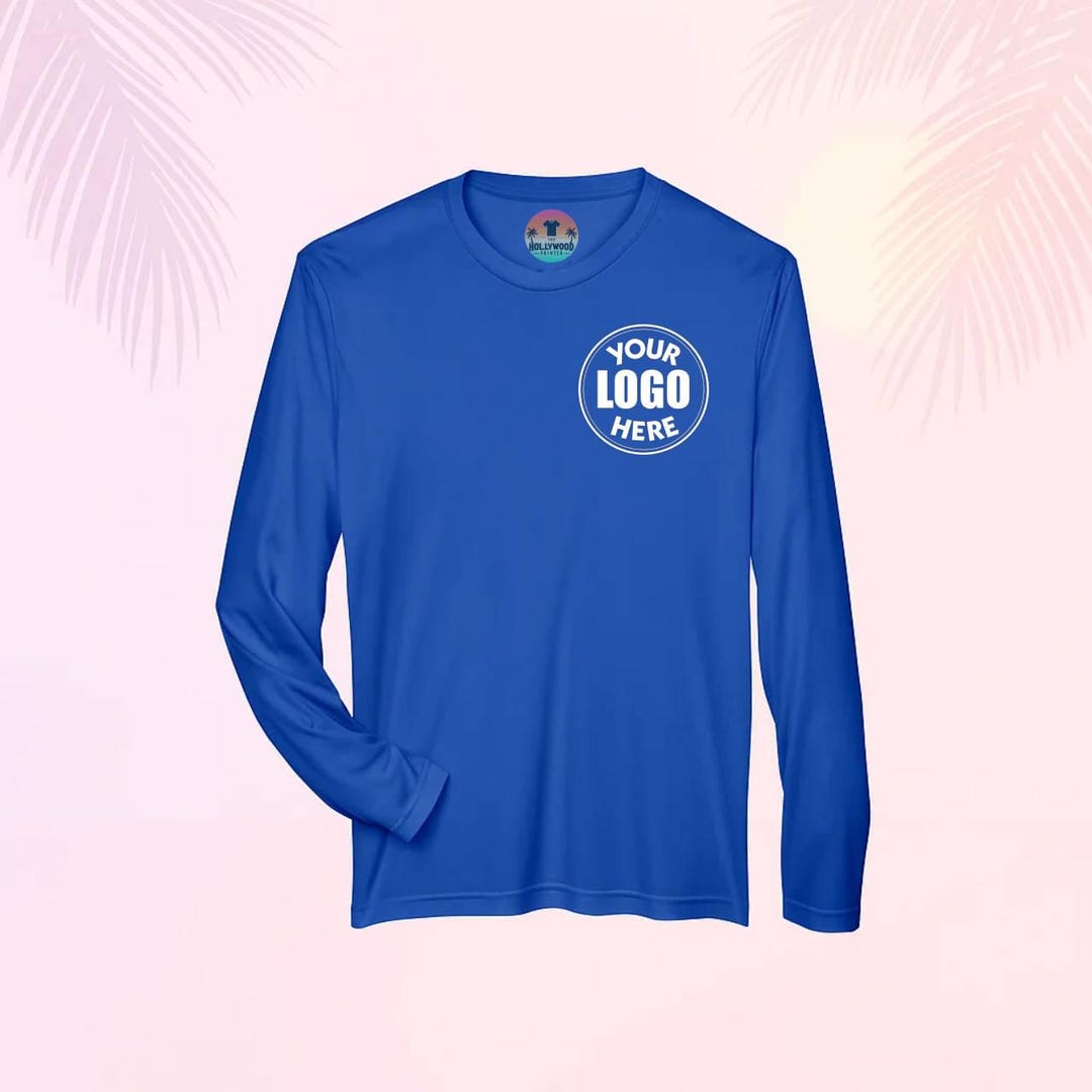 Custom Performance Shirt Long Sleeve Sport T Shirt Custom Poly Shirt ...