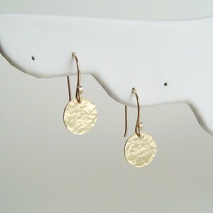 Triple Disc Earrings Gold Earrings Gold Disc Earrings - Etsy