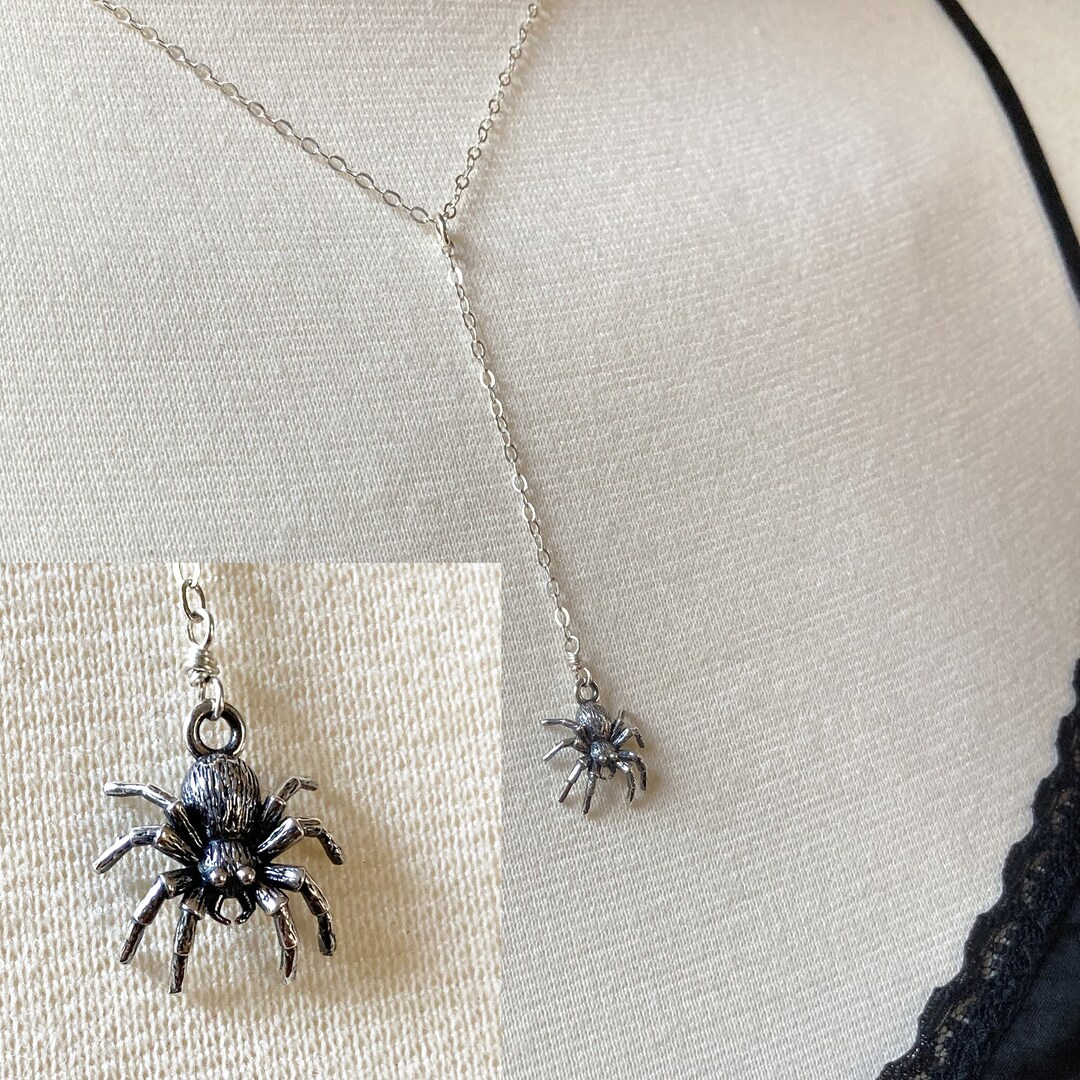 Halloween Scary Spider Necklace, Creepy Crawly Tarantula Necklace ...