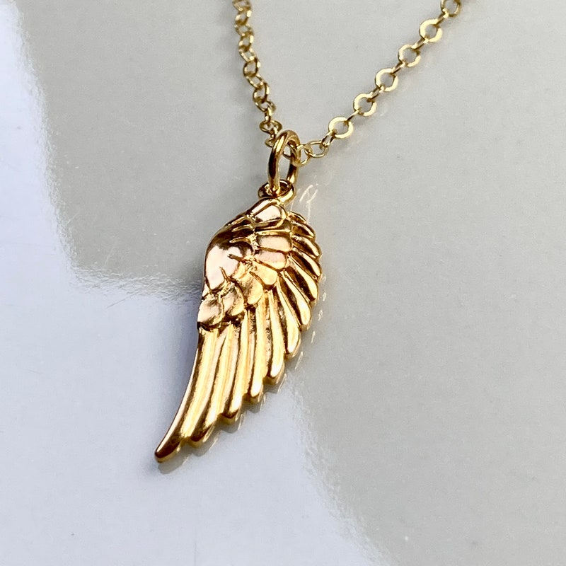 Gold Angel Wing - Etsy