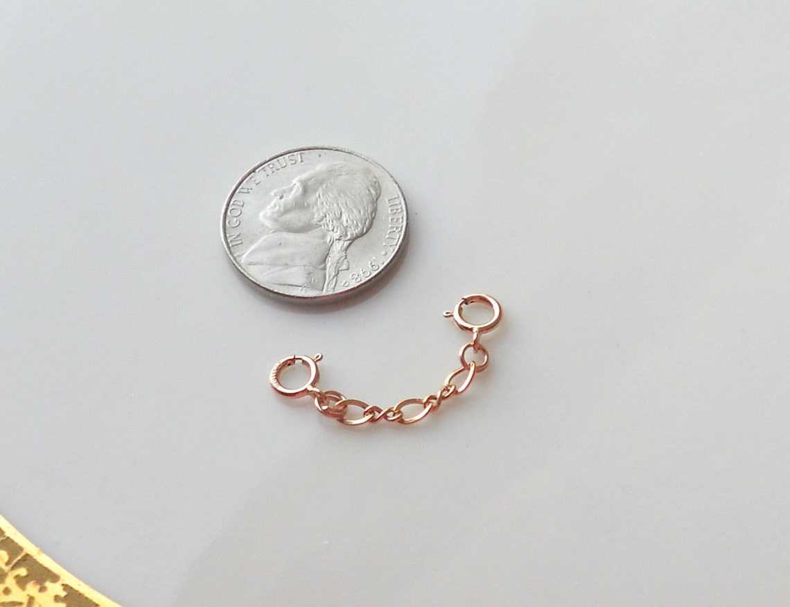 Jewelry Extender Gold Extender Sterling Extender Safety | Etsy