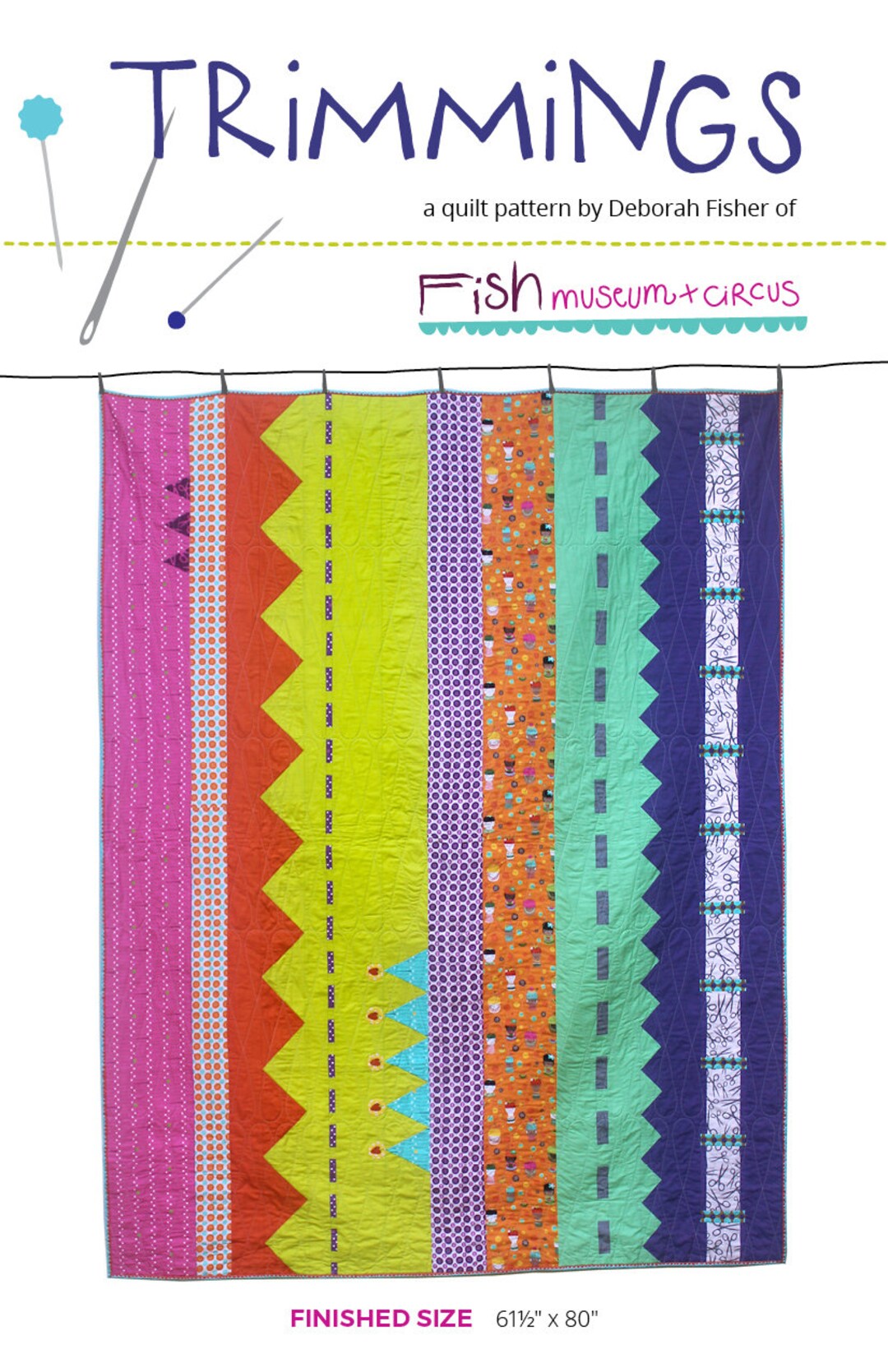 PDF Pattern: Trimmings Quilt - Etsy