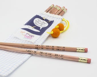 Math pencils | Etsy