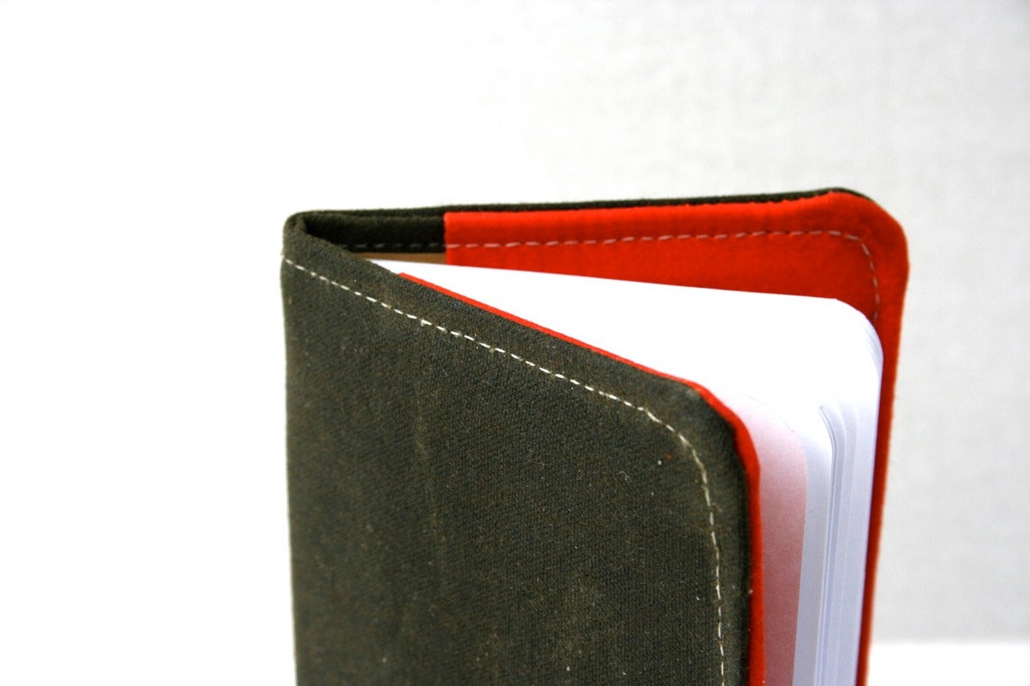 Waxed Canvas Field Notes Book Cover or Wallet - Etsy