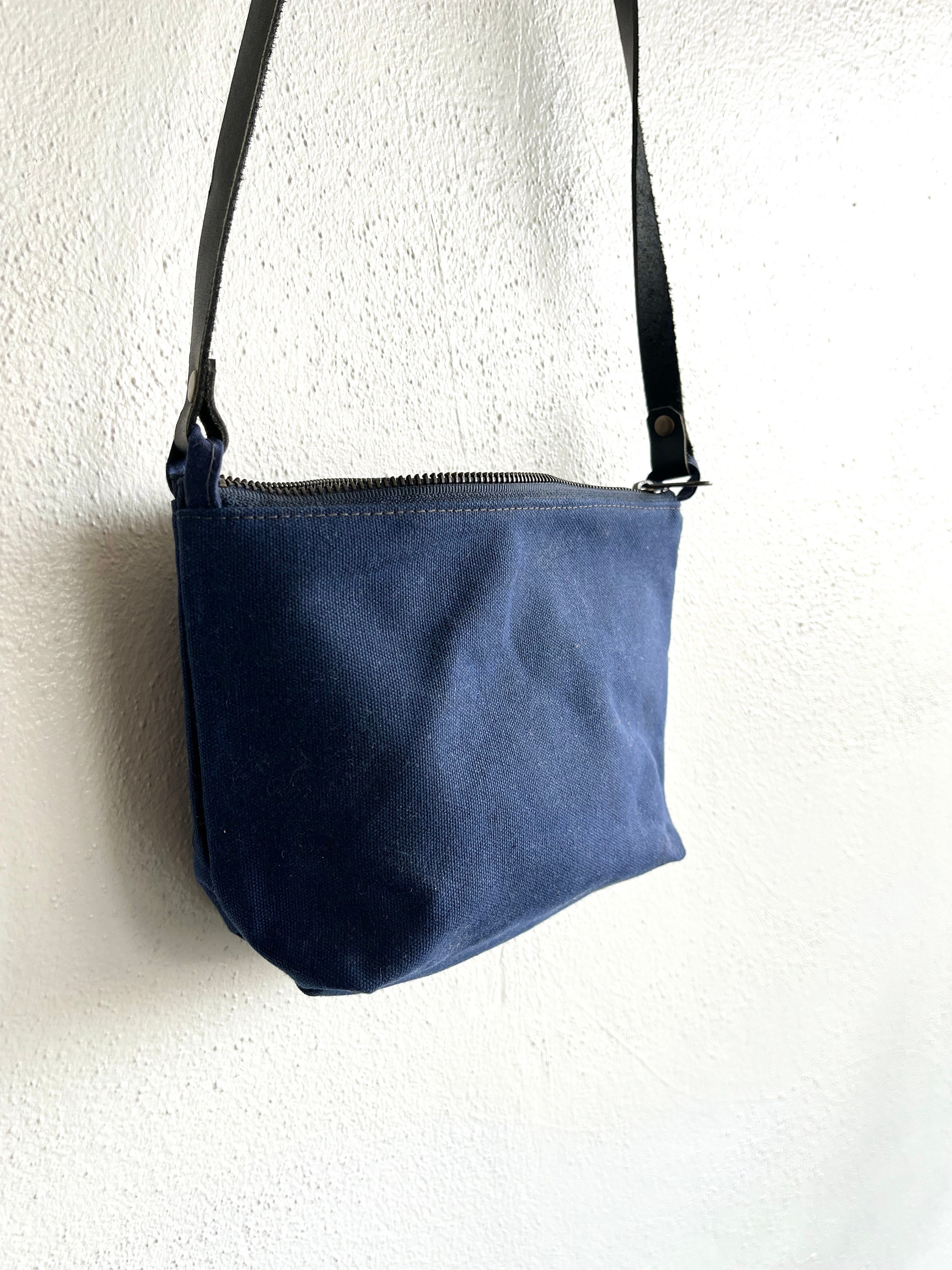 Small Waxed Canvas Purse - Etsy