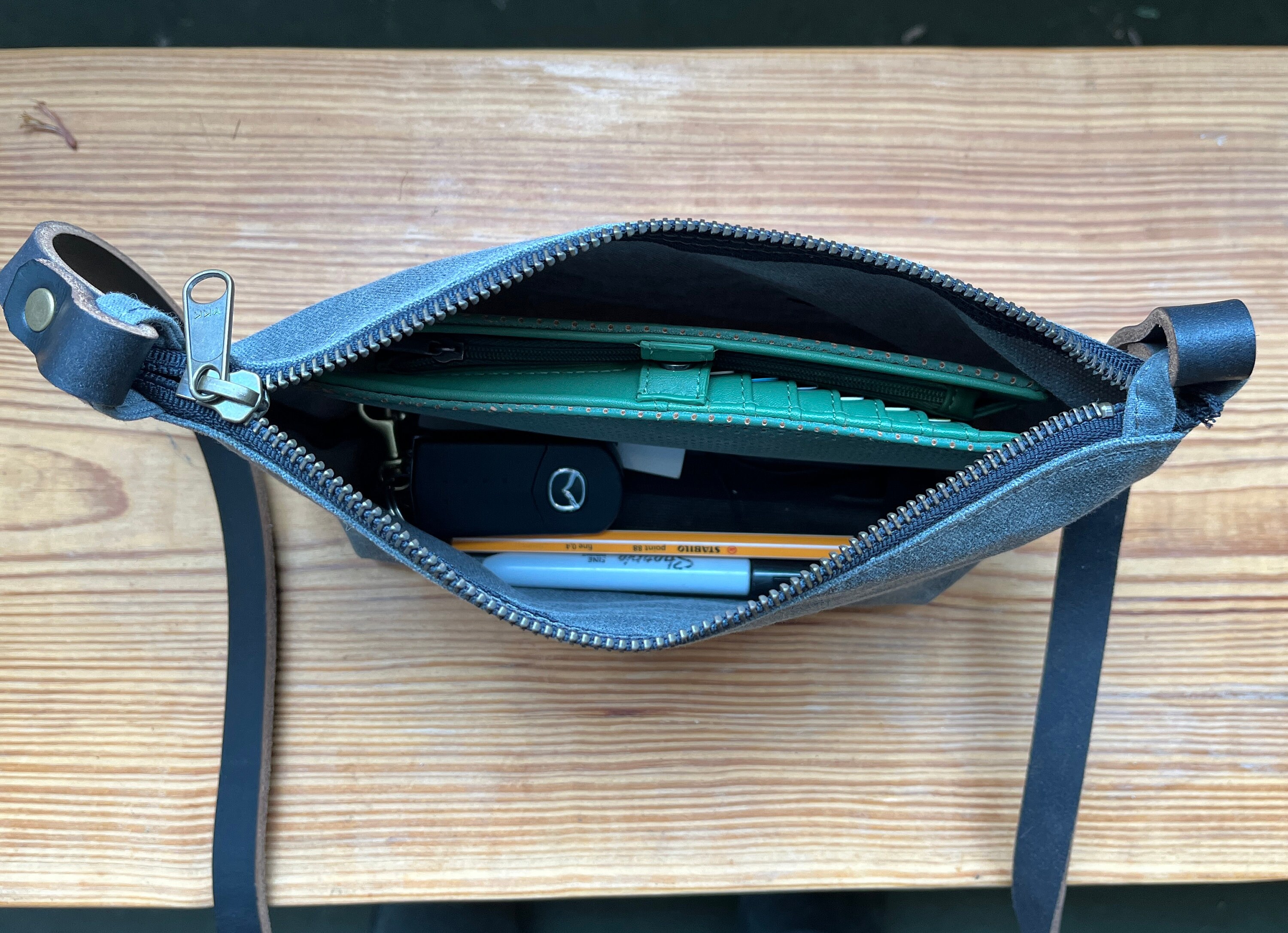 Small Waxed Canvas Purse - Etsy