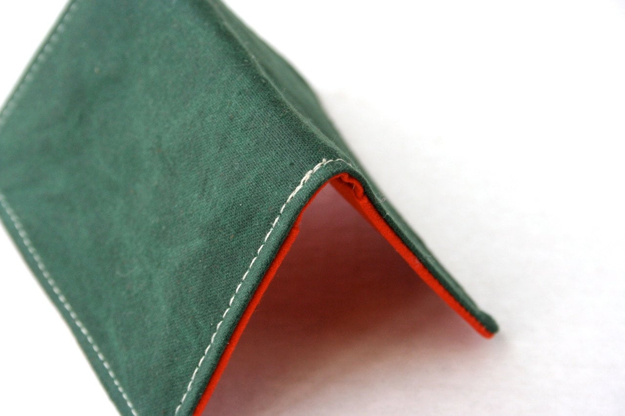 Waxed Canvas Wallet - Etsy