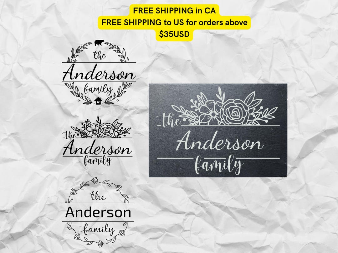 Engraved Slate Tray – Personalized Charcuterie Board for Couples ...
