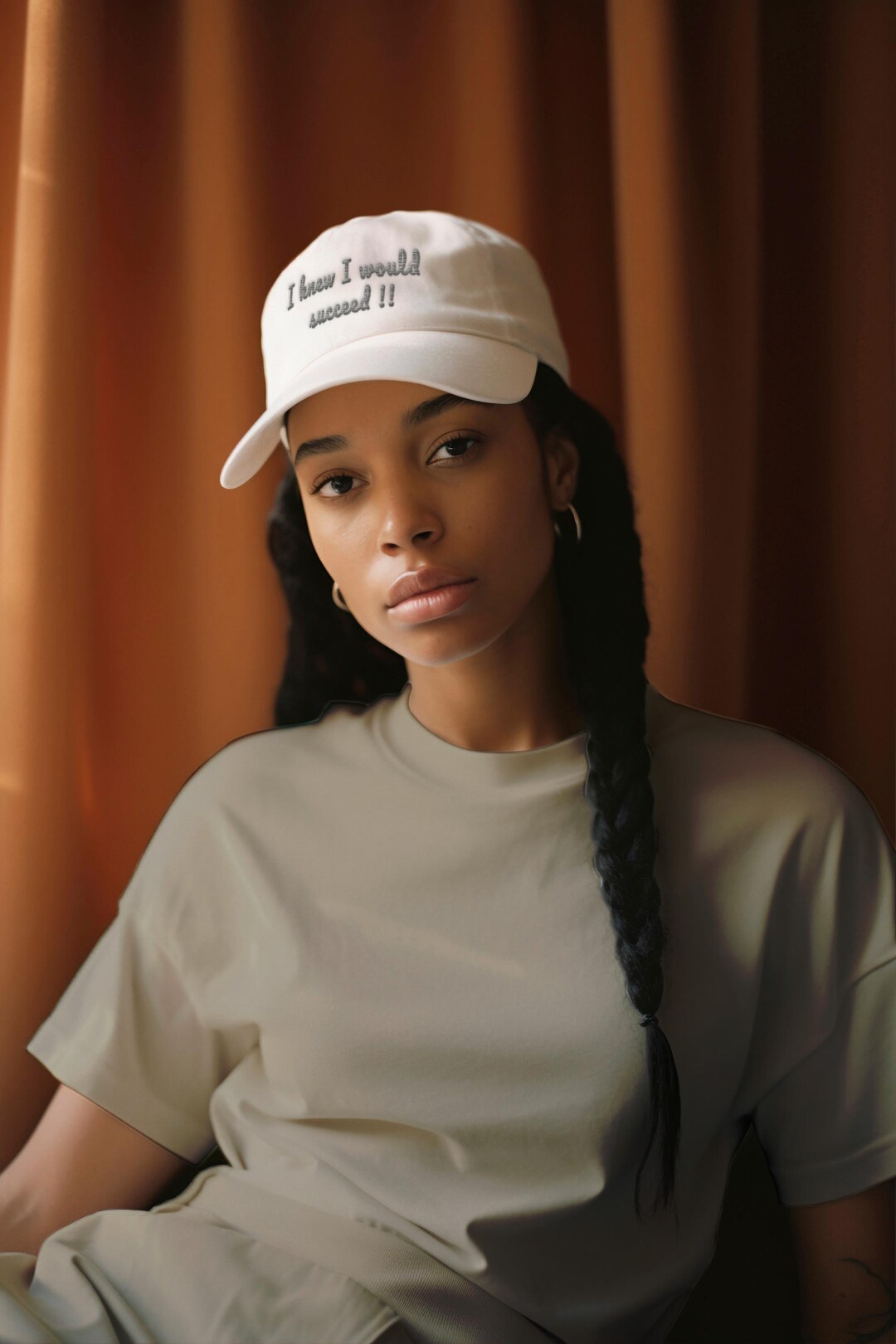 I Knew I Would Succeed,self Affirmation Embroidered Cap, Positive ...