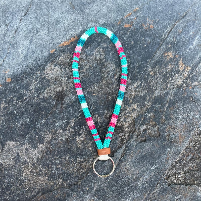 Beaded Keychains - Etsy