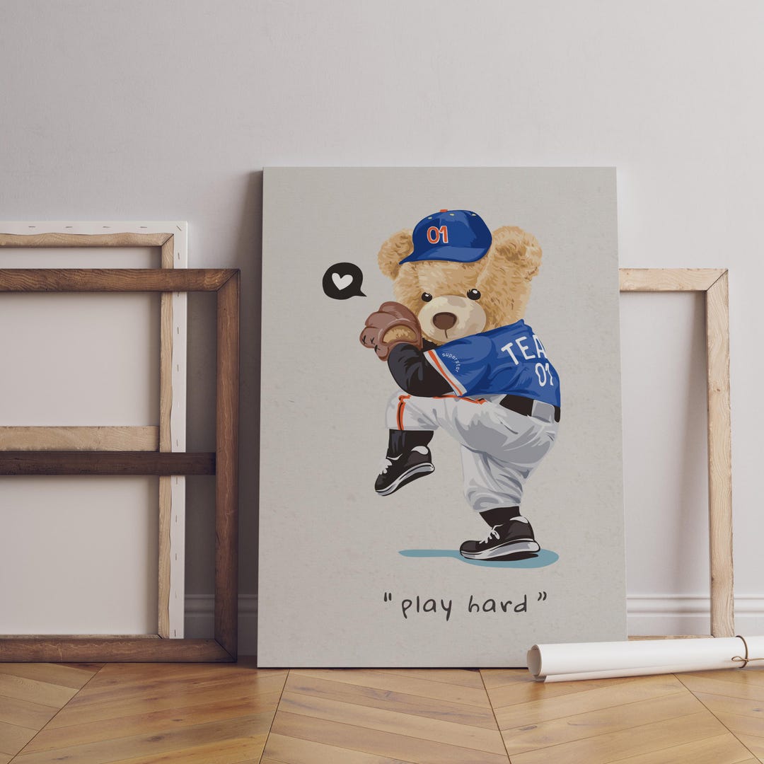 Teddy Bear I Teddy Bear Poster I Teddy Bear Canvas I Teddybear for ...