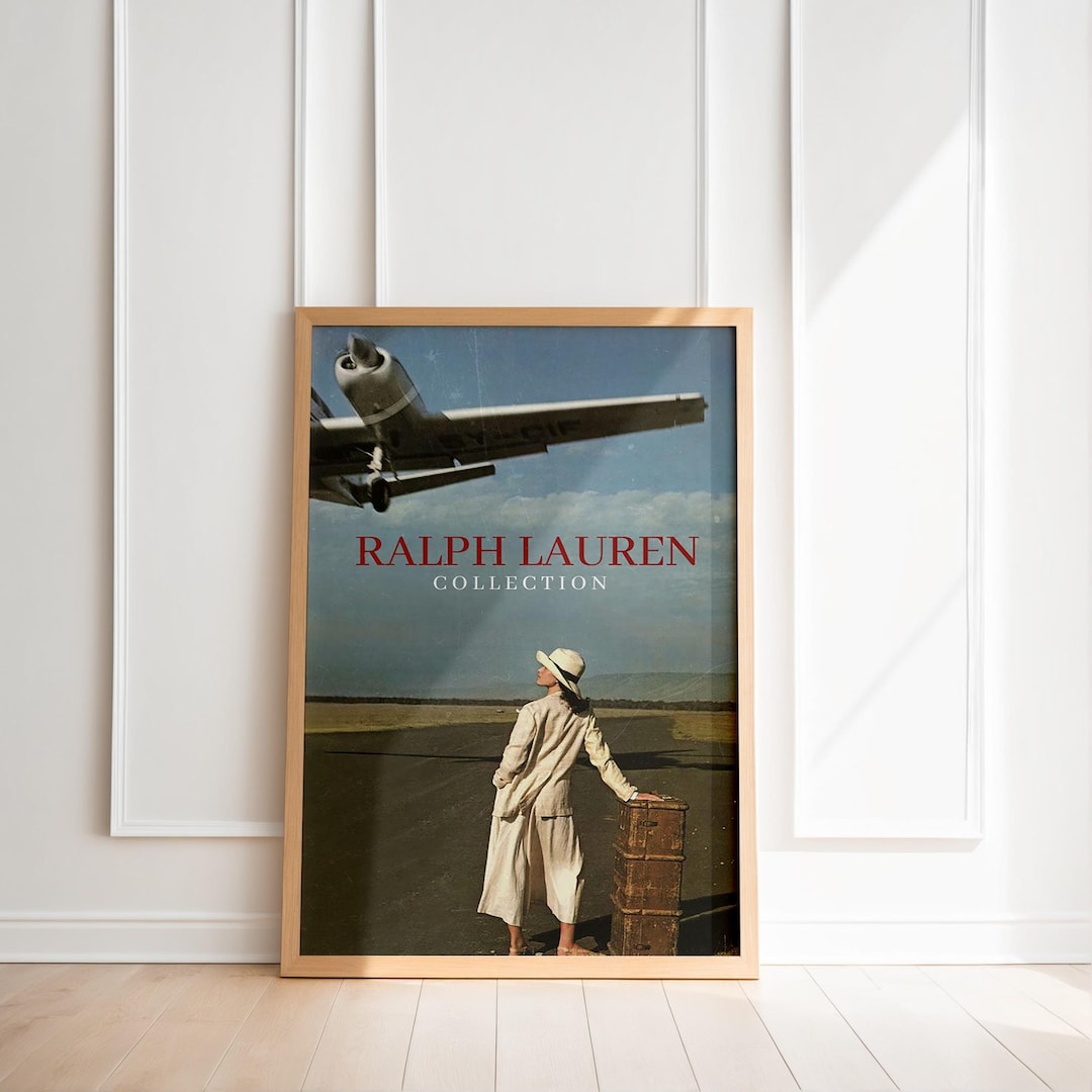 Ralph Lauren Poster, Ralph Lauren Print, Vintage Ralph Lauren , Trendy ...