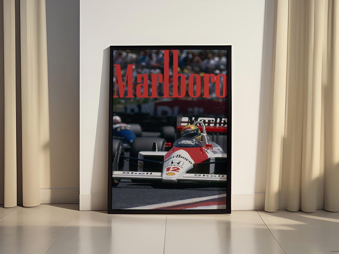 Malboro Poster, Vintage F1 Malboro Poster, Marlboro F1, F1 Poster ...