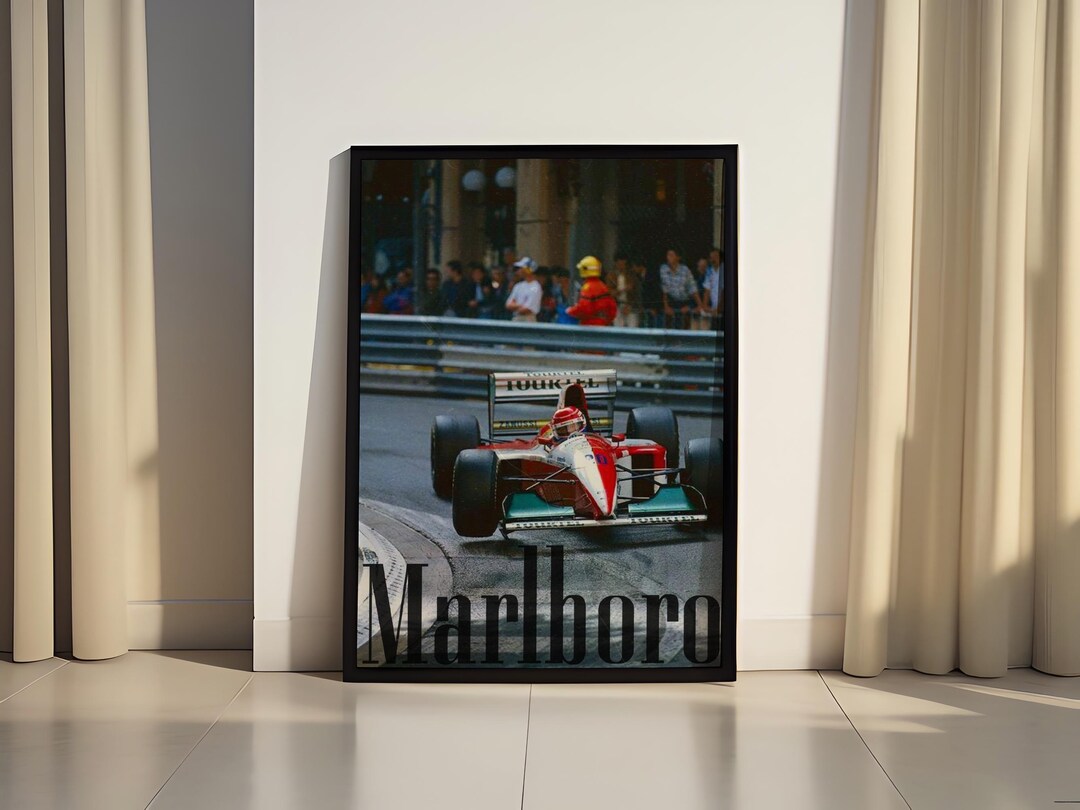Malboro Poster, Vintage F1 Malboro Poster, Marlboro F1, F1 Poster ...