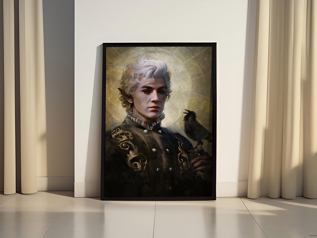 Astarion Poster I Baldur's Gate Astarion Canvas I Baldur's Gate Poster ...