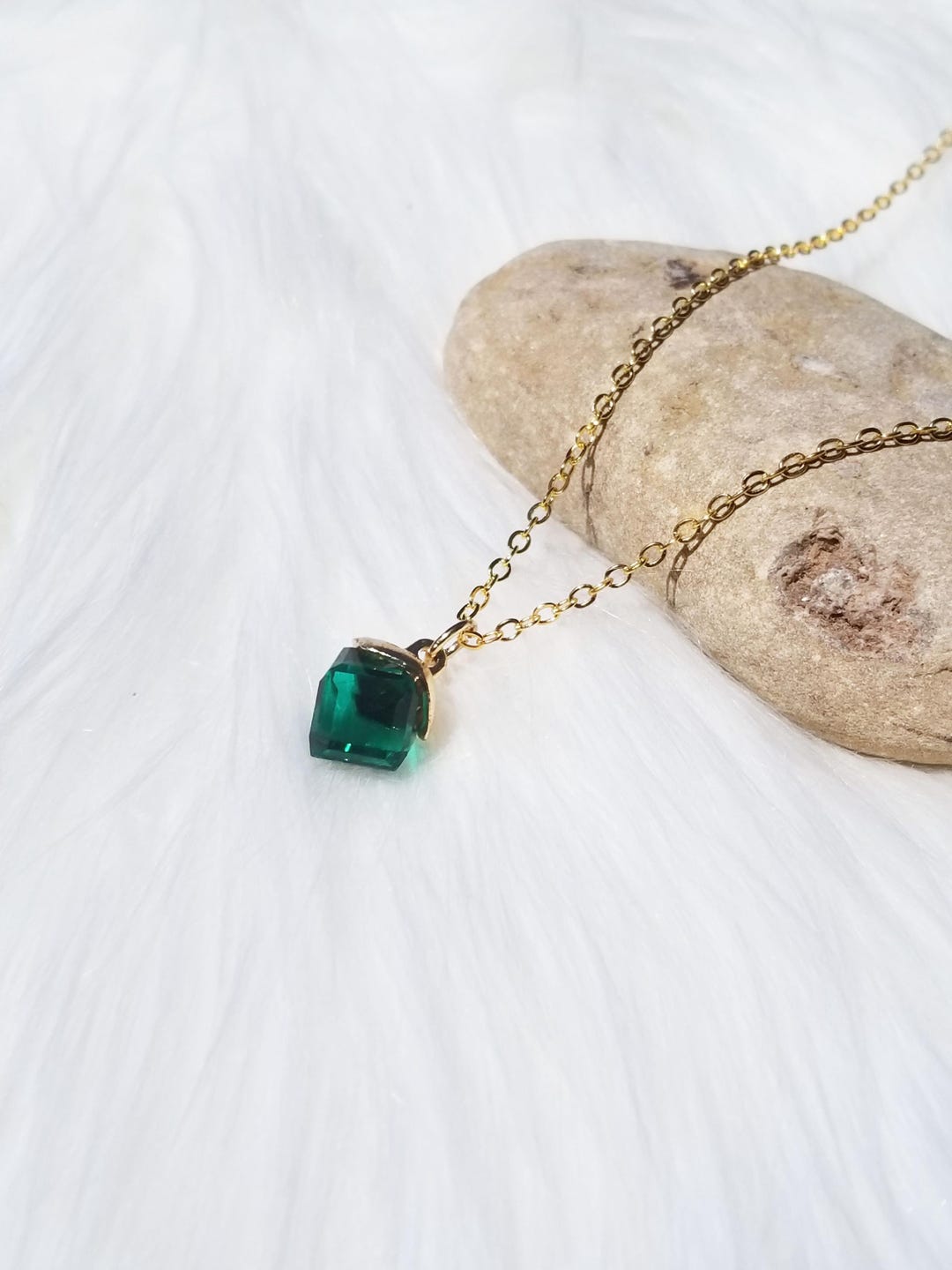 Loki Necklace Unique Handcrafted Jewelry Lovely Emerald Green ...