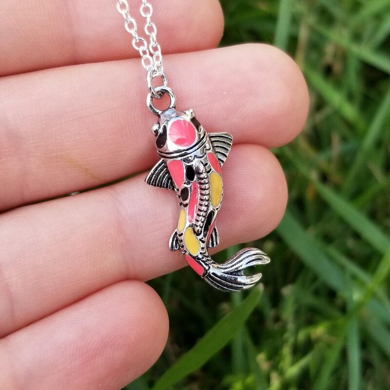 Koi Fish Necklace - Etsy