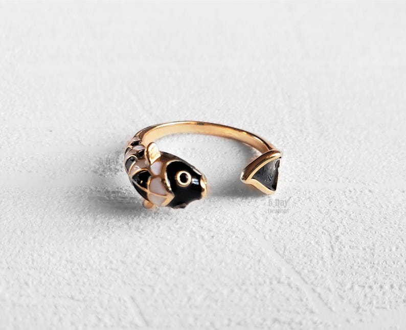 Koi Fish Ring Beautiful Minimalist Accessory Carp Stacking Ring ...