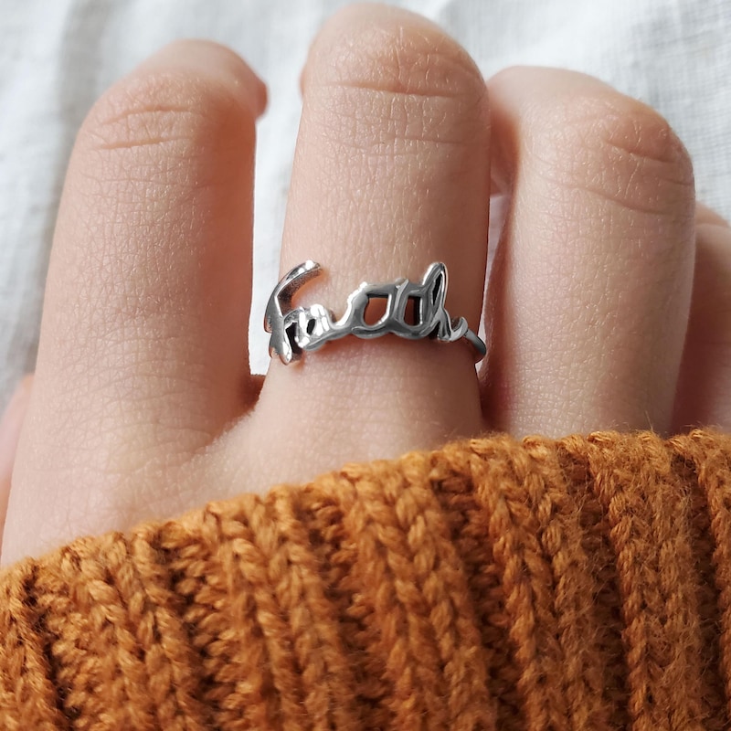 Faith Ring - Etsy