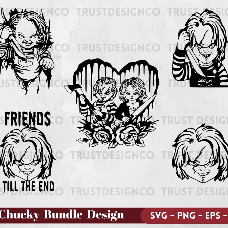 Chucky Clipart Svg - Etsy