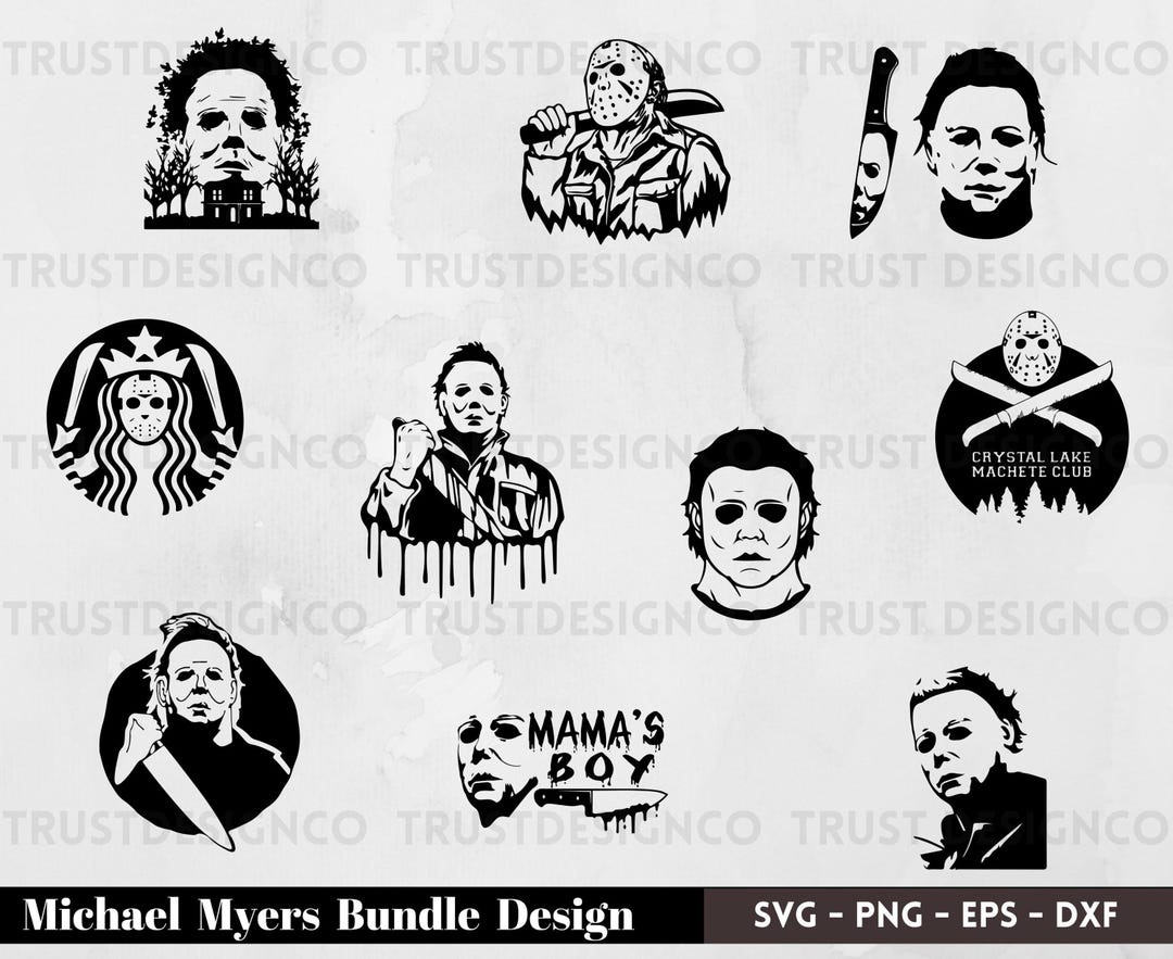 Michael Myers SVG Bundle, Horror Svg, Horror Characters Svg, Halloween ...
