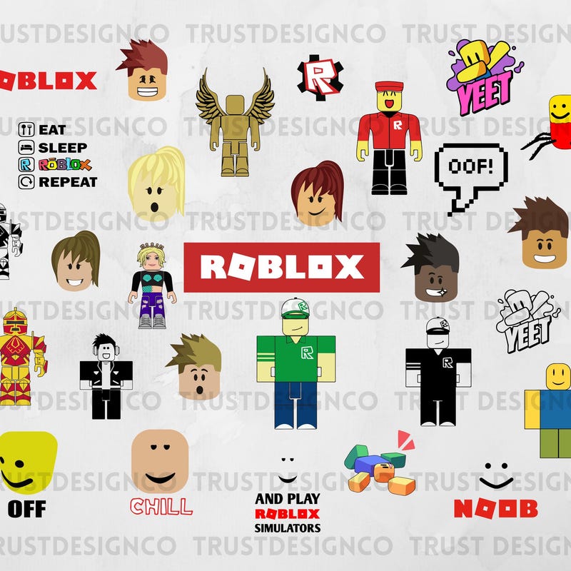Roblox Svg - Etsy