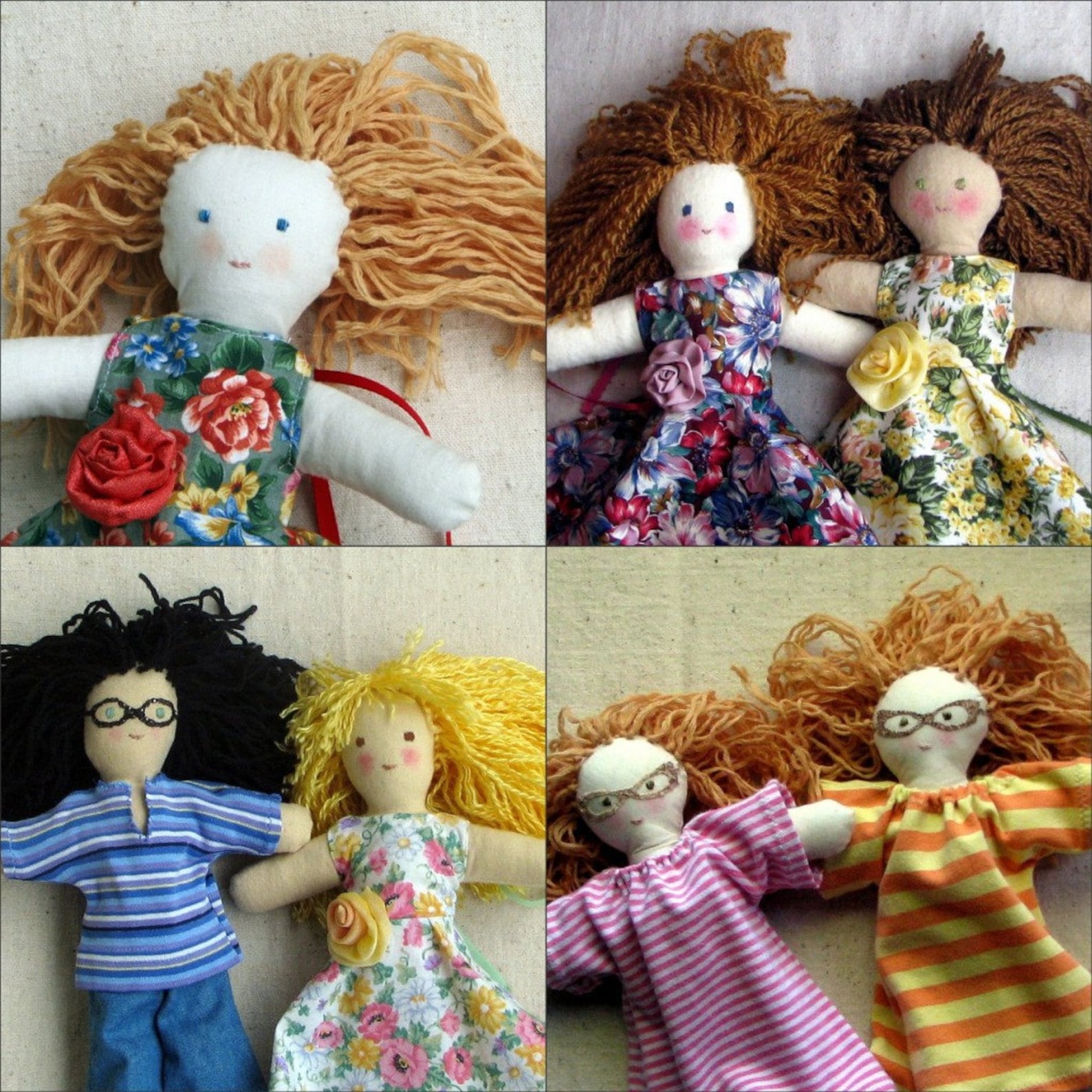 Custom Doll You Choose Hair Eyes and Skin Colors Clothes - Etsy