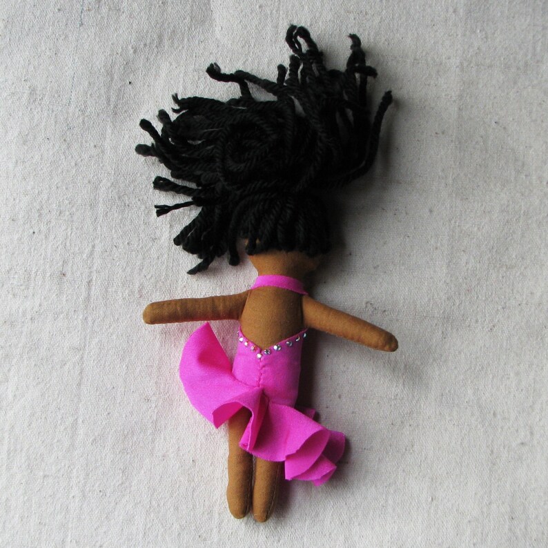 Salsa Dancer Doll, Collectible Soft Cloth Doll, Latin Dancer in Hot ...