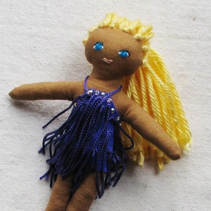 Latin Dancer Doll Collectible Soft Cloth Doll Latin Dancer - Etsy