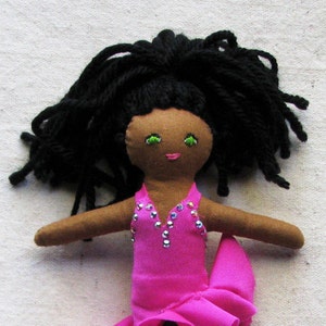 Salsa Dancer Doll, Collectible Soft Cloth Doll, Latin Dancer in Hot ...