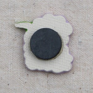 Grape Fridge Magnets, Glazed Ceramic Grape Clusters in Dark Purple and ...