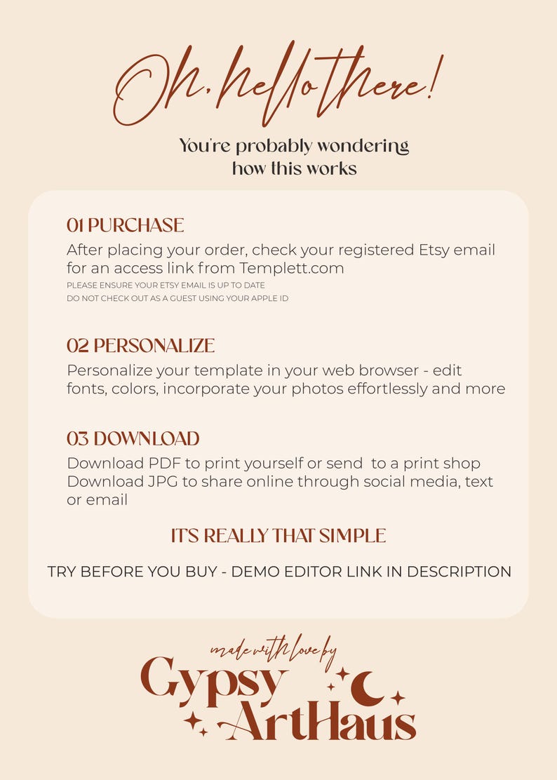 Editable Happy Birthday Card Template Modern Minimalist Personalized ...