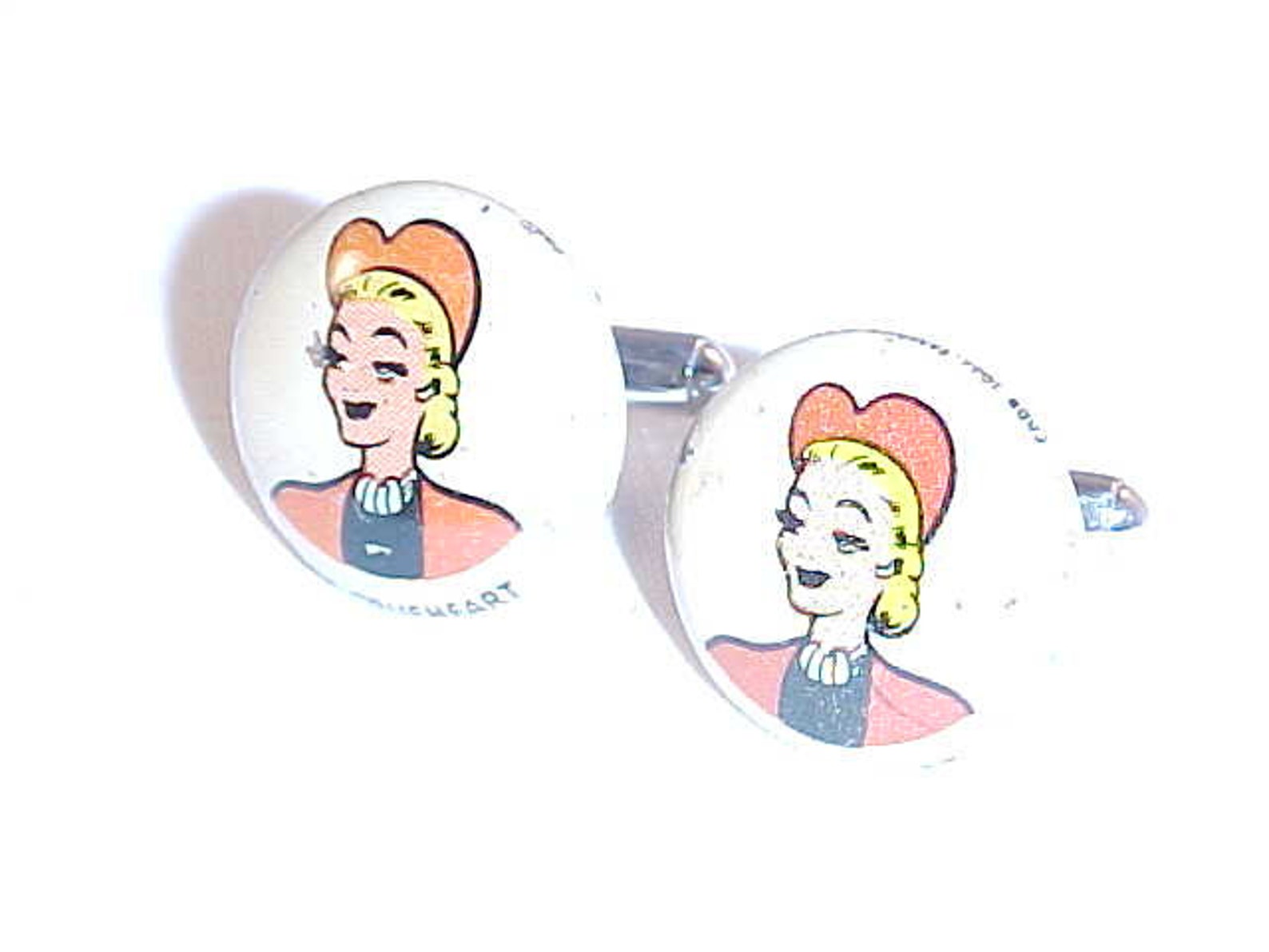 Kelloggs Pep Pin Cartoon Character Tess Trueheart Cuff Links - Etsy