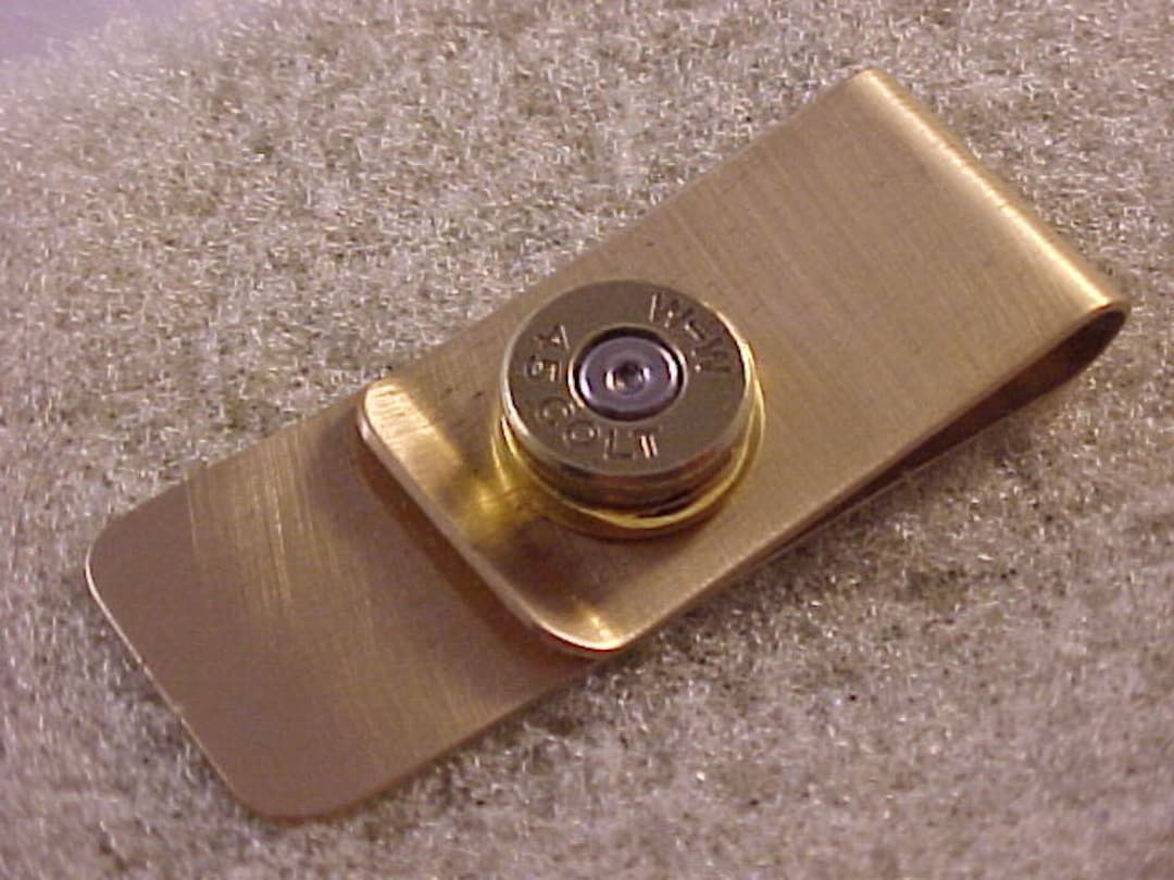 PRICE REDUCED Bullet Money Clip / 45 Colt Money Clip / Ammo Money Clip ...
