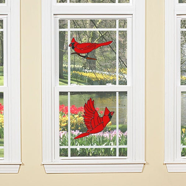 Cardinals Window - Etsy