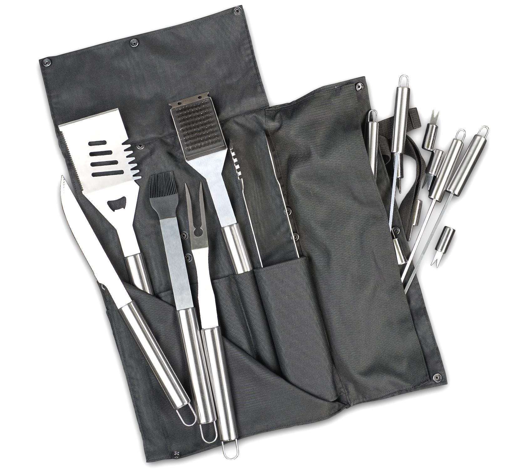 Barbeque Accessories Kit, Tools for Camping, Portable Grilling Utensil ...
