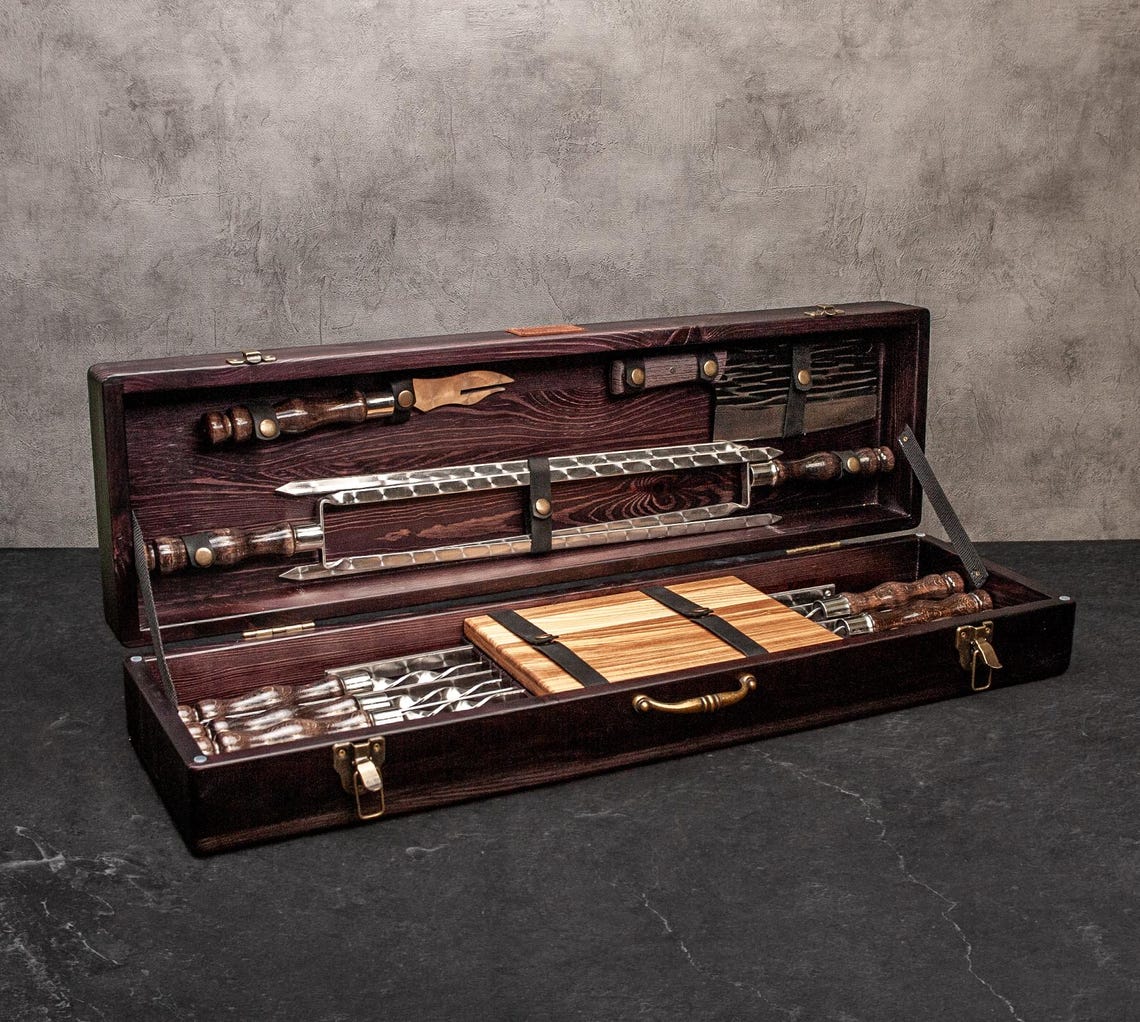 Outdoor Barbeque Gear, BBQ Set for Camping, Outdoor Cooking Accessories ...