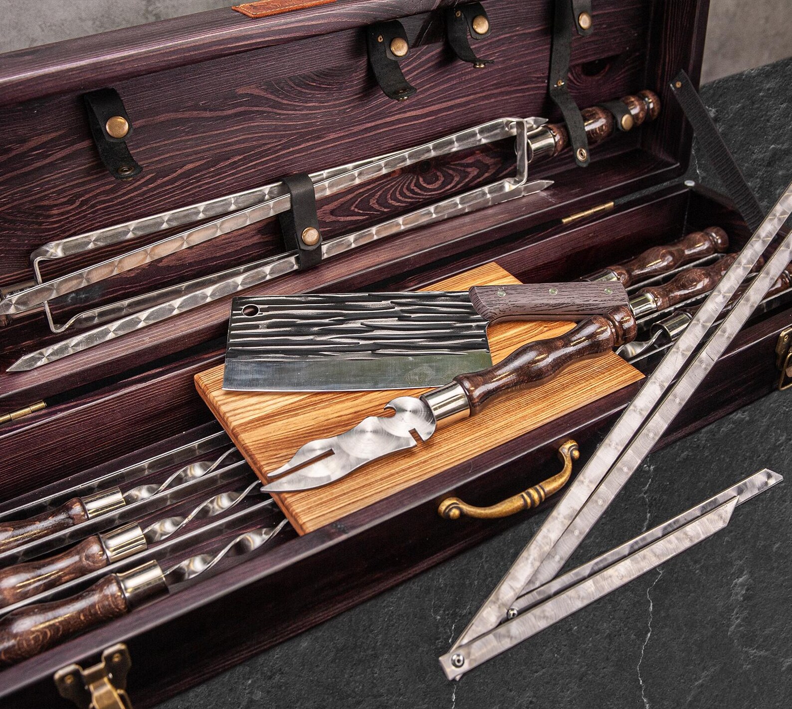 Outdoor Barbeque Gear, BBQ Set for Camping, Outdoor Cooking Accessories ...