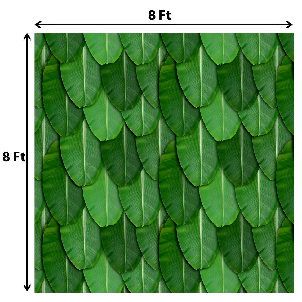 Festival Backdrops Banana Leaf Backdrop (8ft-8ft)– Pure & Auspicious ...