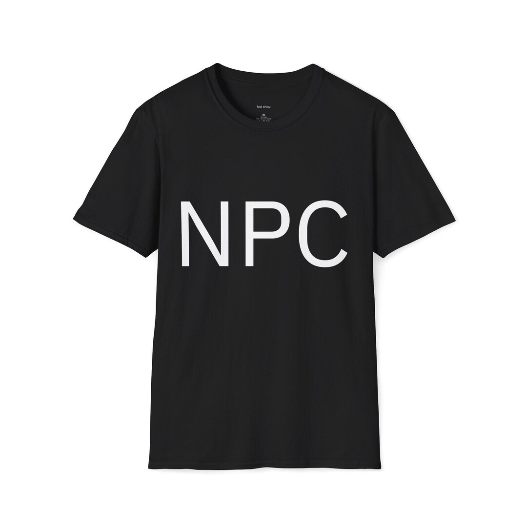 NPC - T-shirt - Etsy