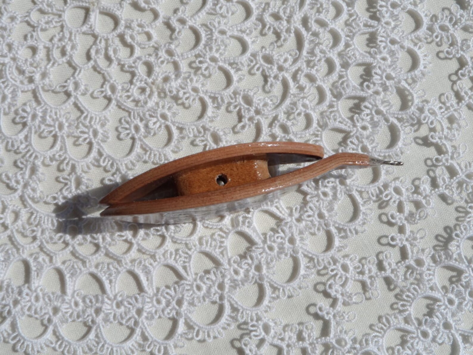 Handmade Wooden Tatting Shuttle With Engraved Amphora With - Etsy