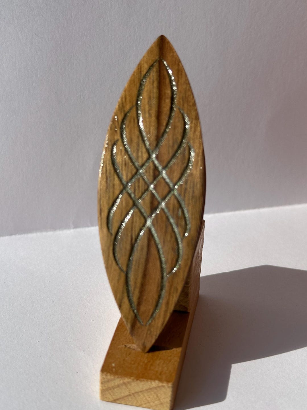 Tatting Shuttle With Silver Celtic Design 3" - Etsy