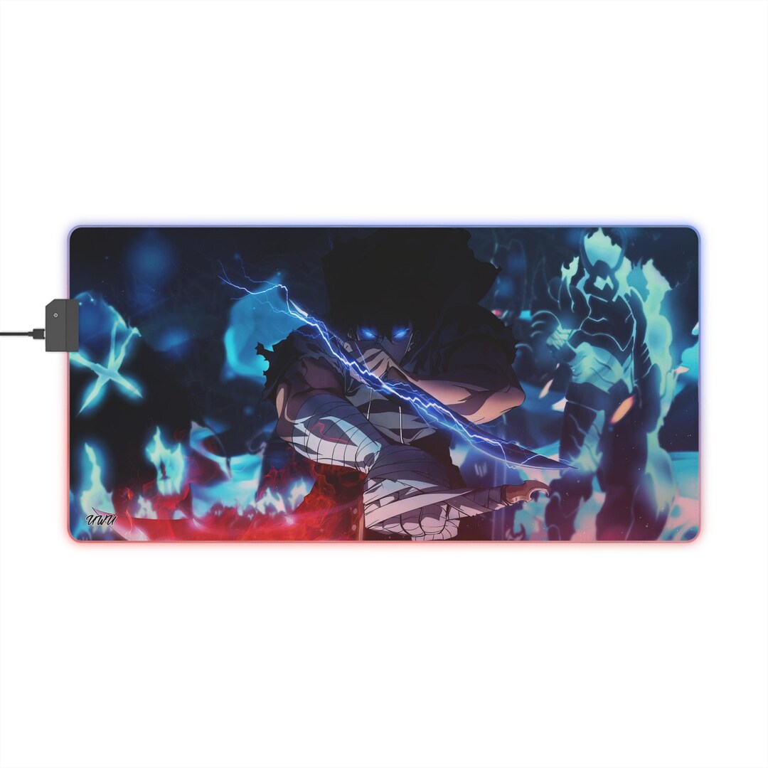 Solo Leveling Ep.5 LED Gaming Mouse Pad, Anime Mouse Mat, Light up ...