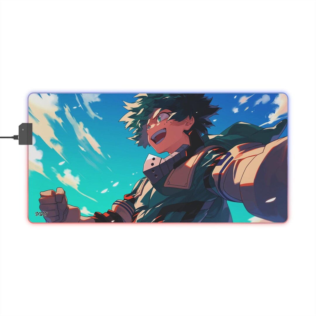 My Hero Academia Ep.4 LED Gaming Mouse Pad, My Hero Academia Desk Mat ...