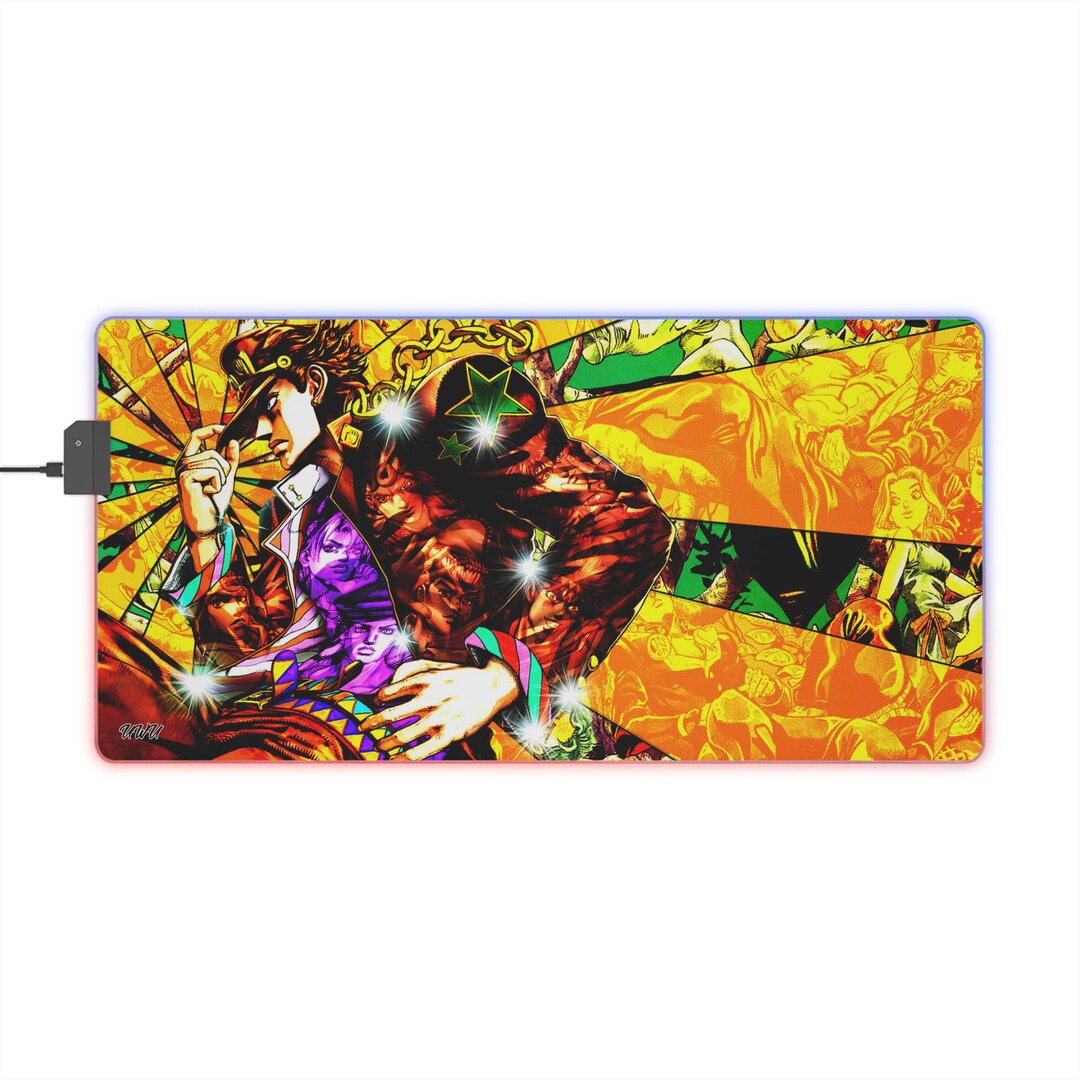 Jojo's Bizarre Adventures Ep.1 - LED Gaming Mouse Pad, Anime Gaming ...